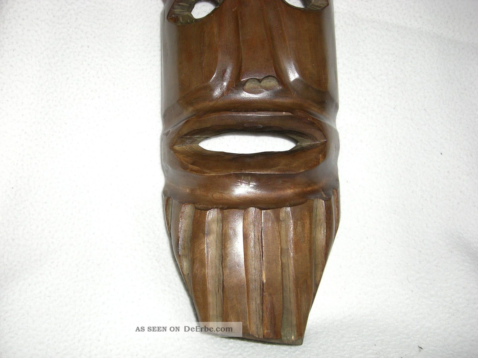 Alte Afrikanische Wandmaske Afrika, Massives Holz, Afrikanische Kunst Antik