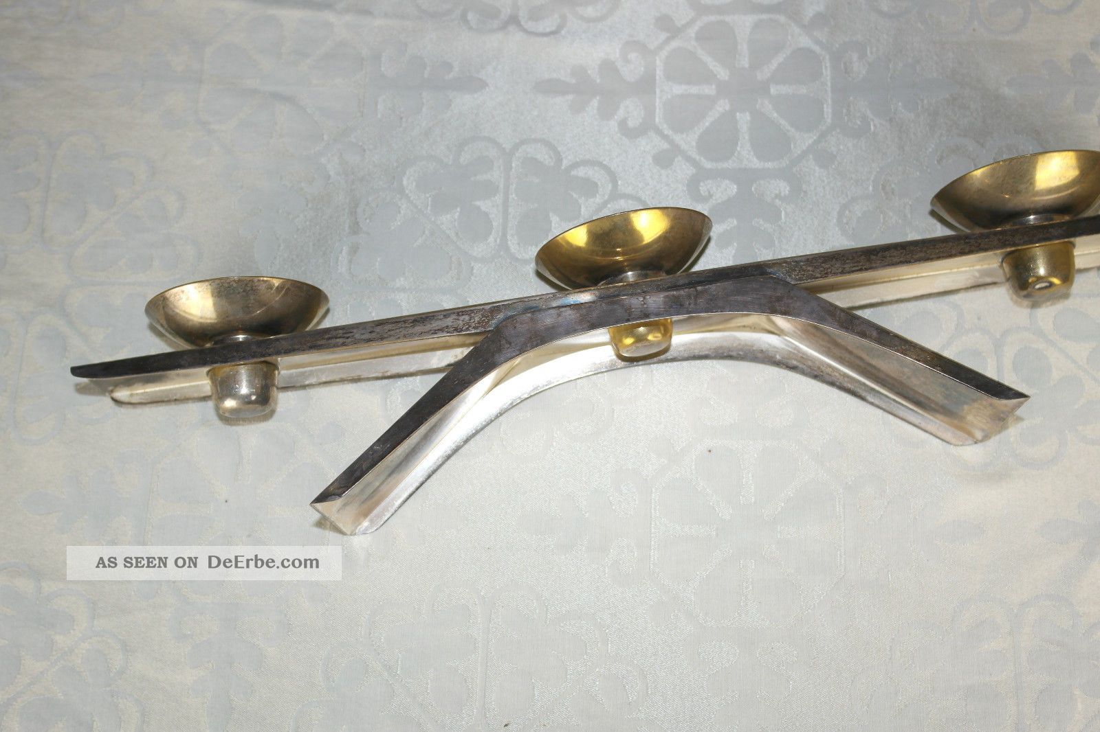 Wmf Versilberter Kerzenständer Für 3 Kerzen, 3 - Armig