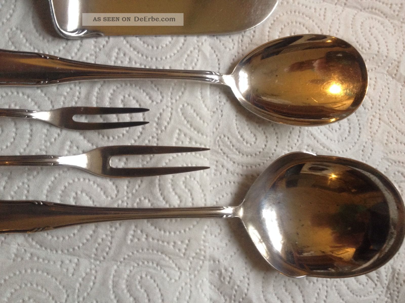 Silberbesteck Wmf 3700 5 Vorleger 90er Versilbert