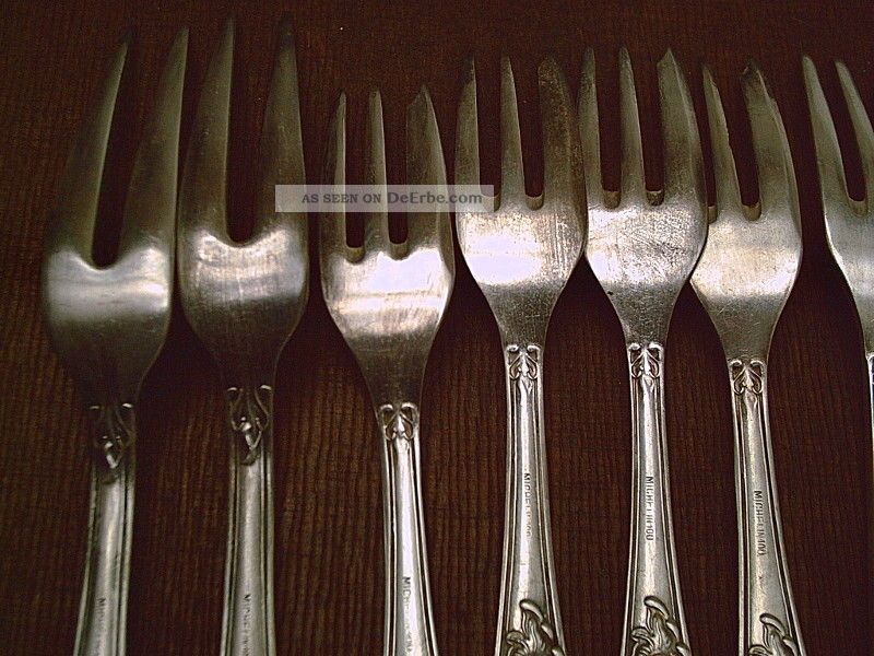 100er Silberauflage Kuchengabeln Tortenheber SahnelÖffel Versilbert Michel