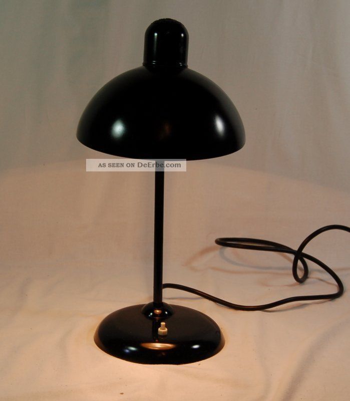 Kaiser Idell 6556 Bauhaus Schreibtischlampe Originallack Schwarz Christian Dell
