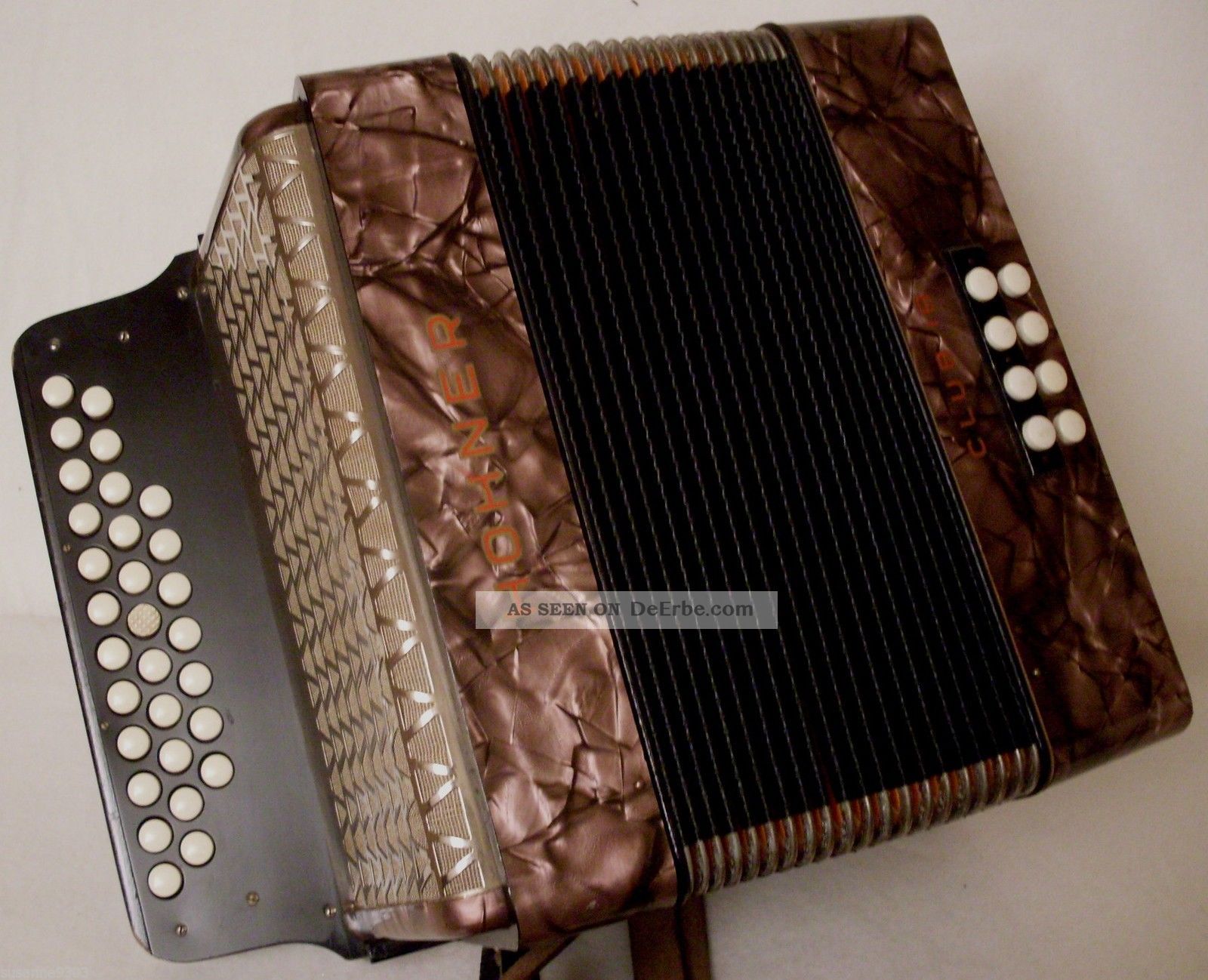 Hohner Hand - Harmonika / Ziehharmonika Guter Akzeptabeler Si. Fotos