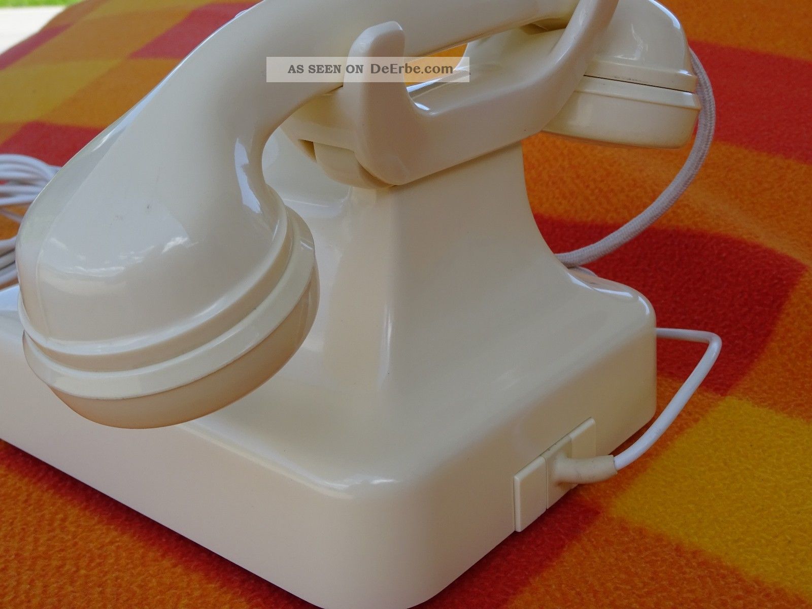 Telefon W48 Telephone Elfenbein Krone 1962 Antik W48 Telefono Post 100 ... Telefon W48 Telephone Elfenbein Krone 1962 Antik W48 Telefono Post 100 ...