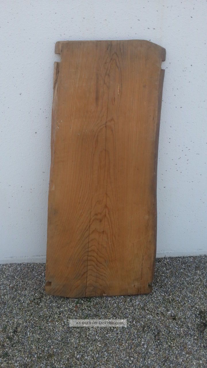 Altes Handgehauenes Holzbrett/ Brett/ Hackbrett/ Küchenbrett/ Metzger ...