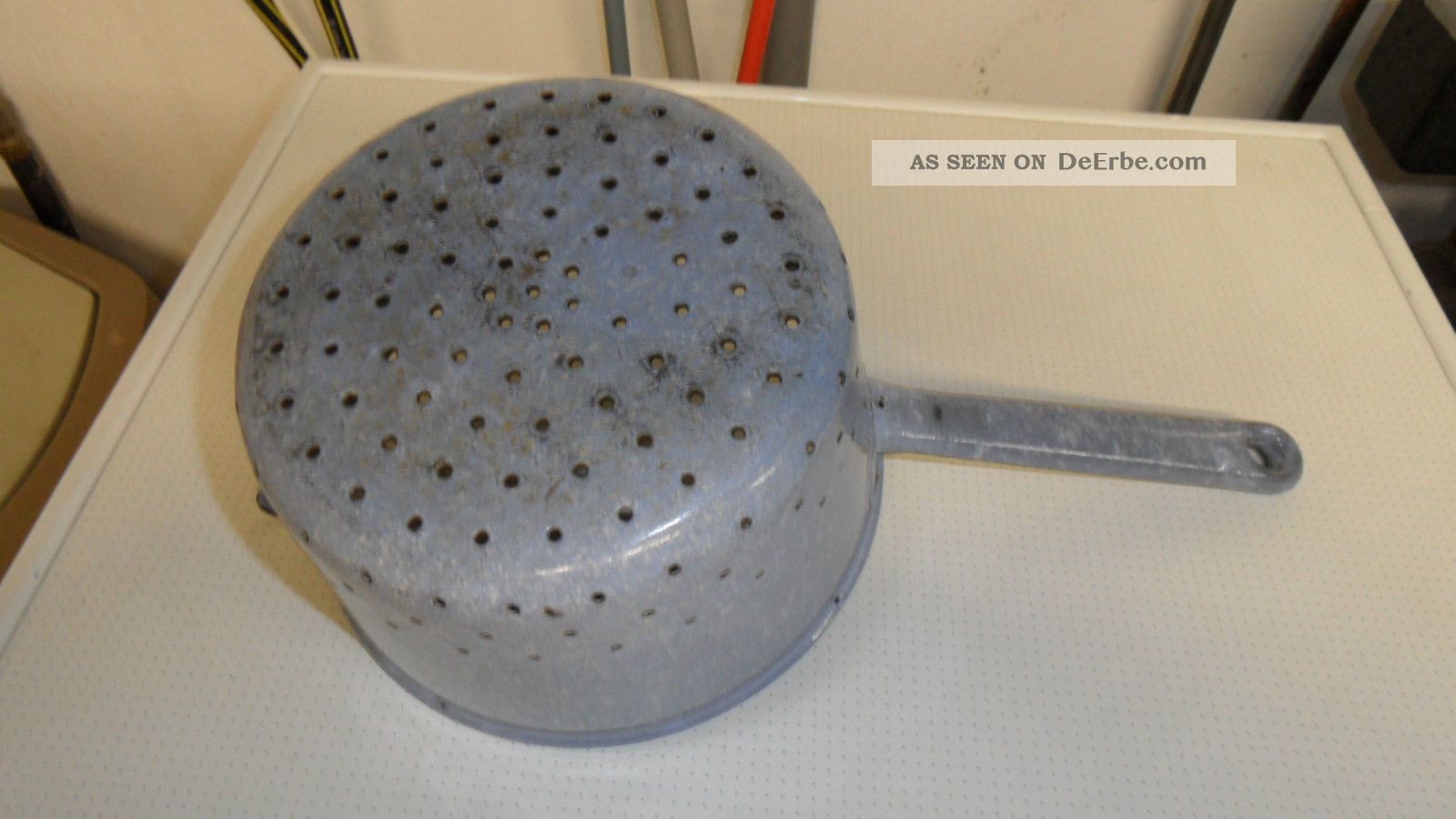 Alter Durchschlag/sieb - Metall
