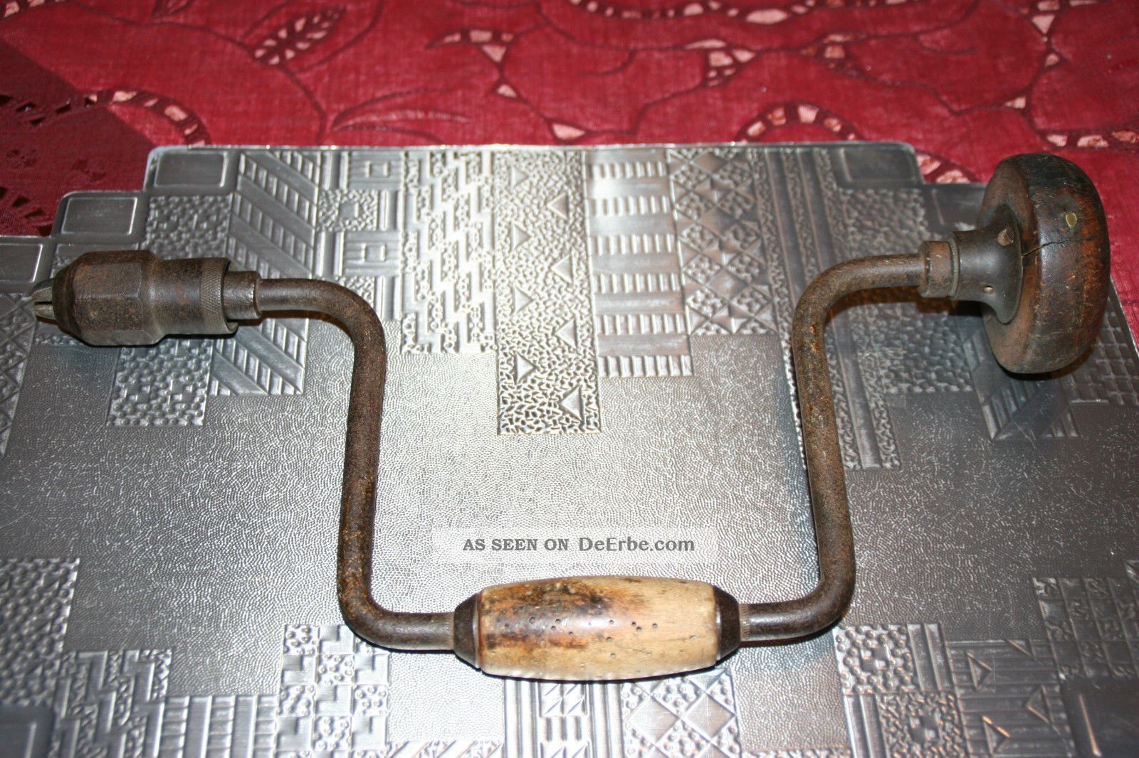 Vintage Handbohrer, Uralt, Zum Bohren FÜr Fachwerk Balken, RaritÄt ...