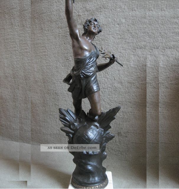 Alte Figur Griechischer Gott Prometheus Um 1900