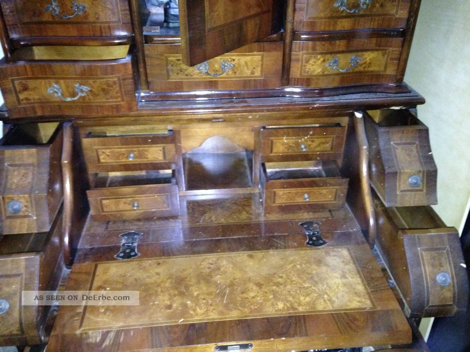 Sekretär Tabernakel Barock Biedermeier Empire Louis Antik Intarsien