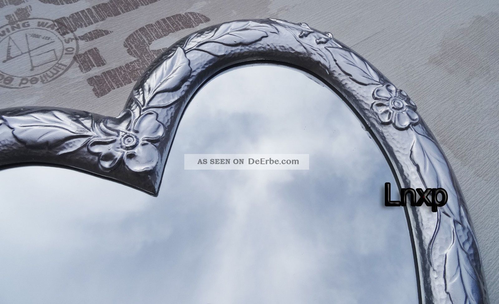 Wandspiegel Herz Spiegel Liebesspiegel Herzform Barock Silber ... Wandspiegel Herz Spiegel Liebesspiegel Herzform Barock Silber ...