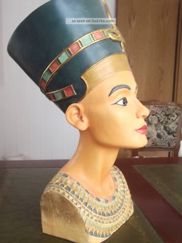 Ägyptischer Pharao Gott Tut - Ench - Amun Figur Maske Büste: Nofretete