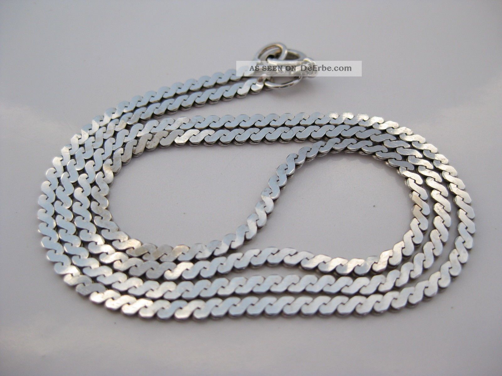 585 Weissgold Collier Mit Anhänger, Zartrose Akoya Perle, 9 X Saphir ...