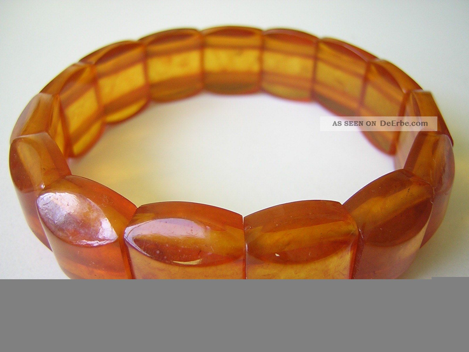 Bernstein Schmuck Armband Armkette Honig Amber Bracelet 14, 4 G 61