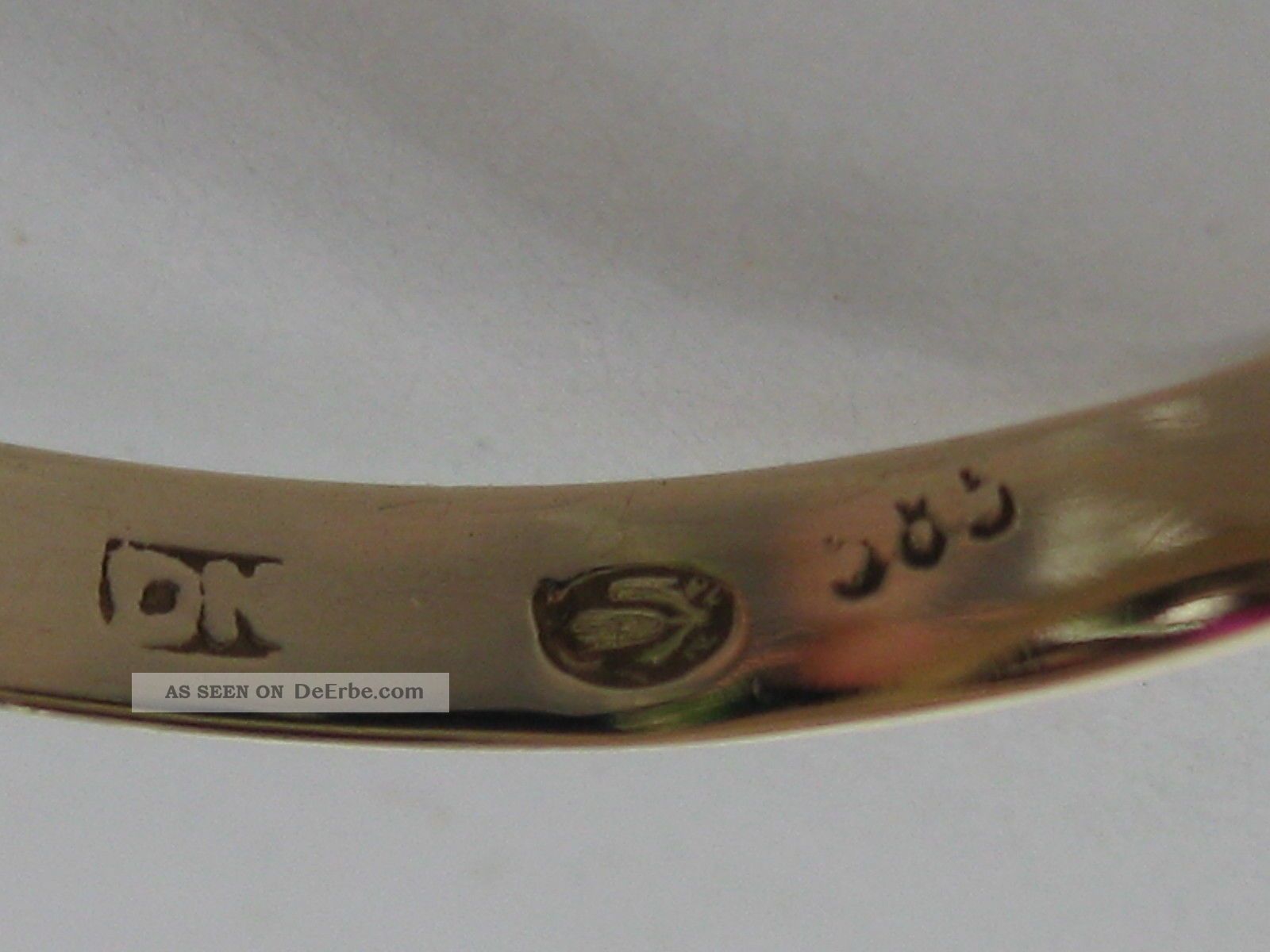 Antik 585 Gelbgold Ring, Goldring, 14 Karat Gold,