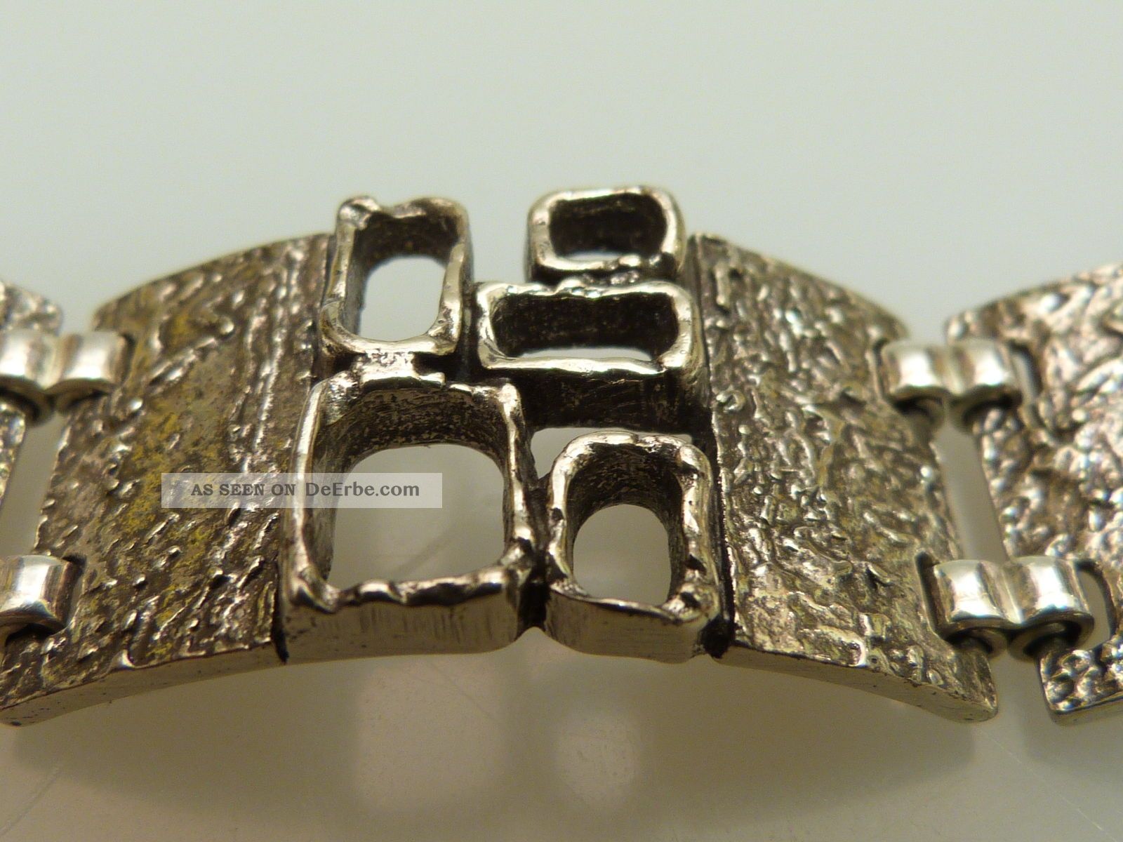 60`s Vintage Armband Silber 835 Handarbeit 1960 Sixties Bracelet