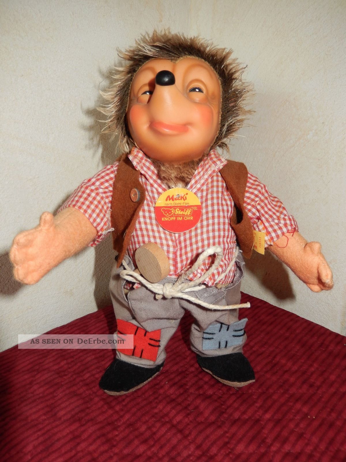 Steiff Mecki Familie Mit Mecki Micki Macki Mucki Sehr Gut Erhalten Nach ...