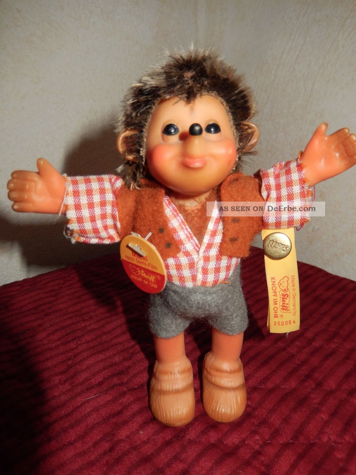 Steiff Mecki Familie Mit Mecki Micki Macki Mucki Sehr Gut Erhalten Nach ...