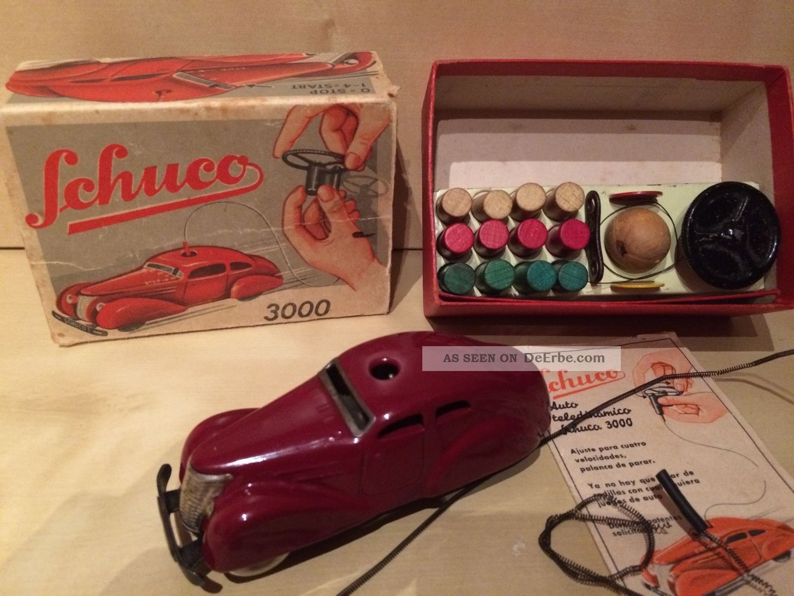 Schuco 3000 Modellauto Blechspielzeug Originalkarton Vollständig Top