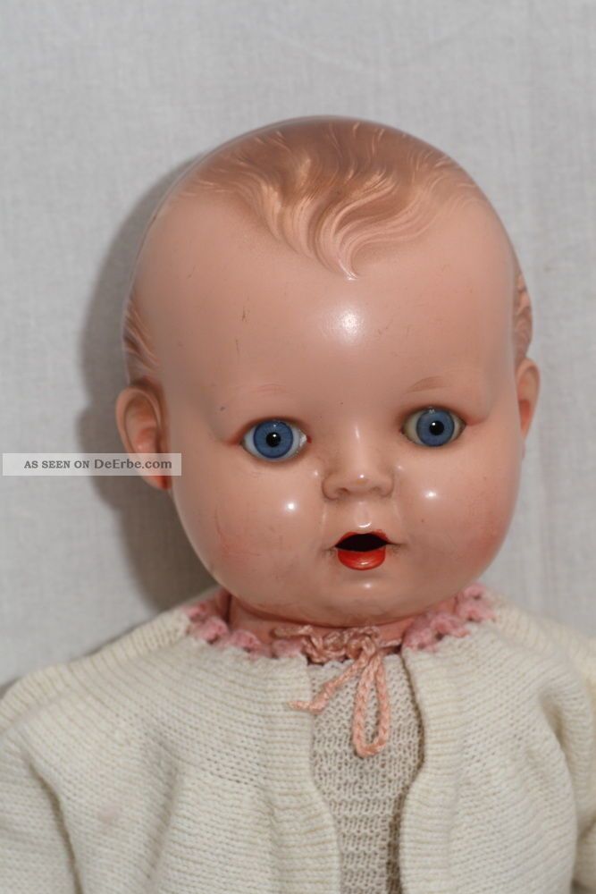 " Minerva " Baby - Puppe Mit Celluloid - Einbinde - Körper