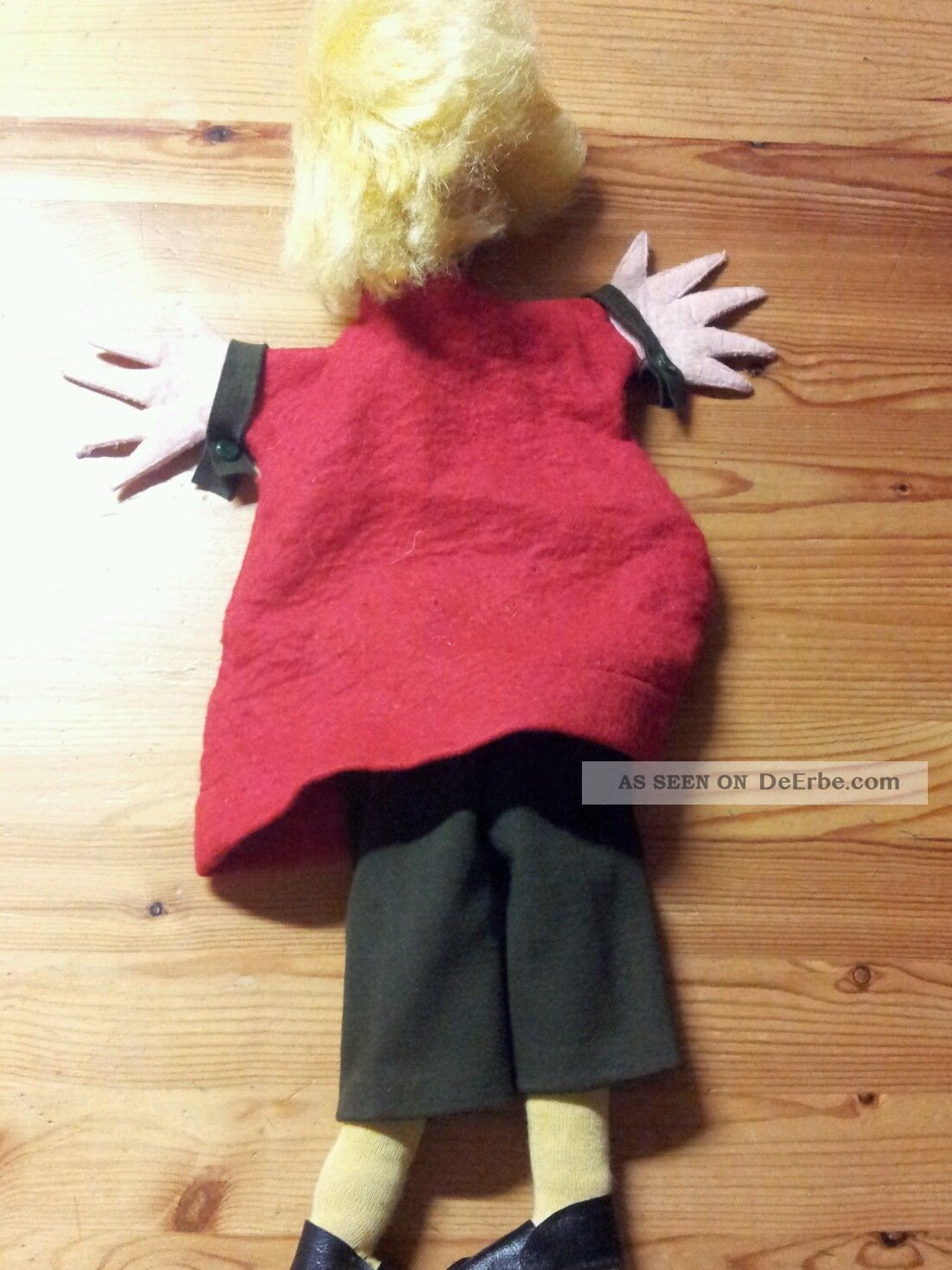 Handpuppe Struwwelpeter Dresdner Künstlerpuppe Ddr