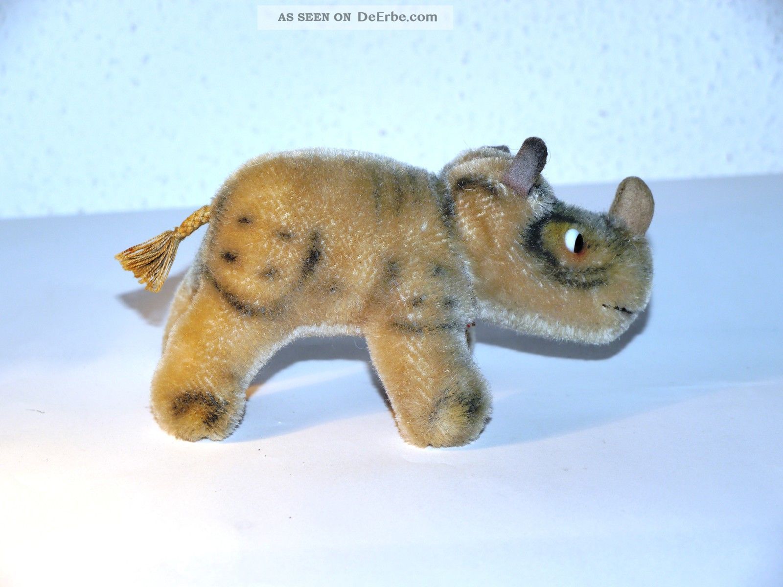 Steiff Rhino Baby - Nashorn " Nosy " Aus Sammlung 50er Jahre