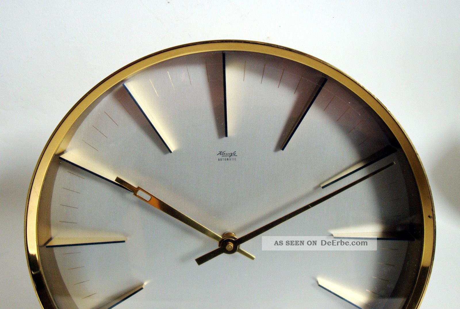 Kienzle Automatic Xl Tischuhr Messing Midcentury Clock Space Age 60er ...