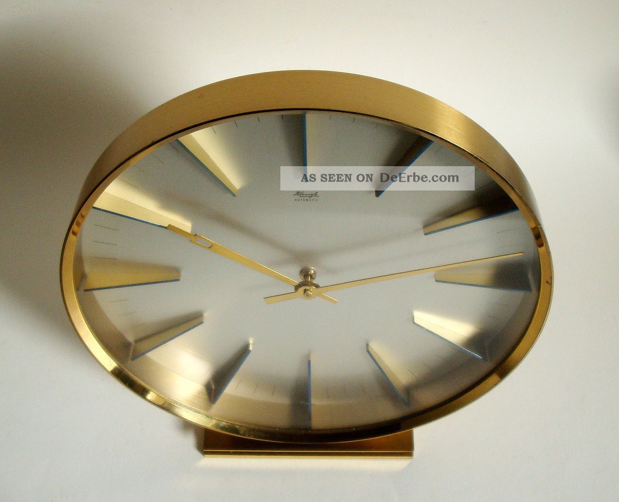 Kienzle Automatic Xl Tischuhr Messing Midcentury Clock Space Age 60er ...