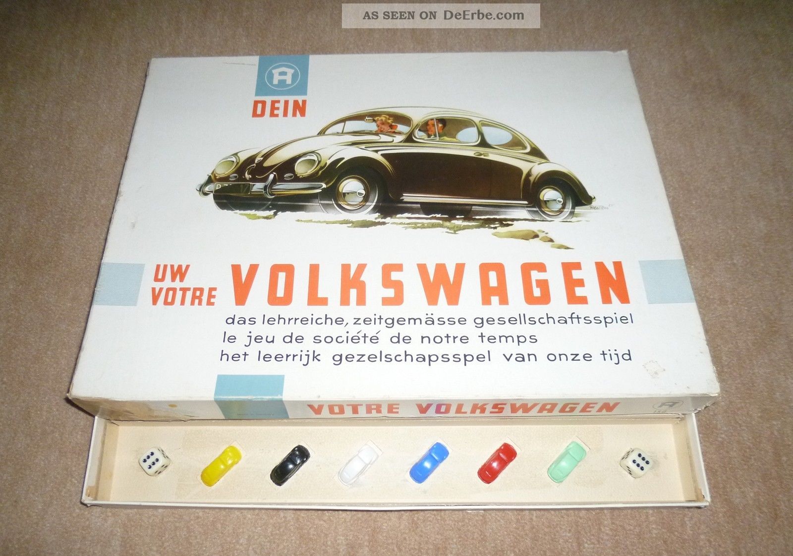Es Weihnachtet Dein Volkswagen Brettspiel Von Hausser Aus Den 50er ...