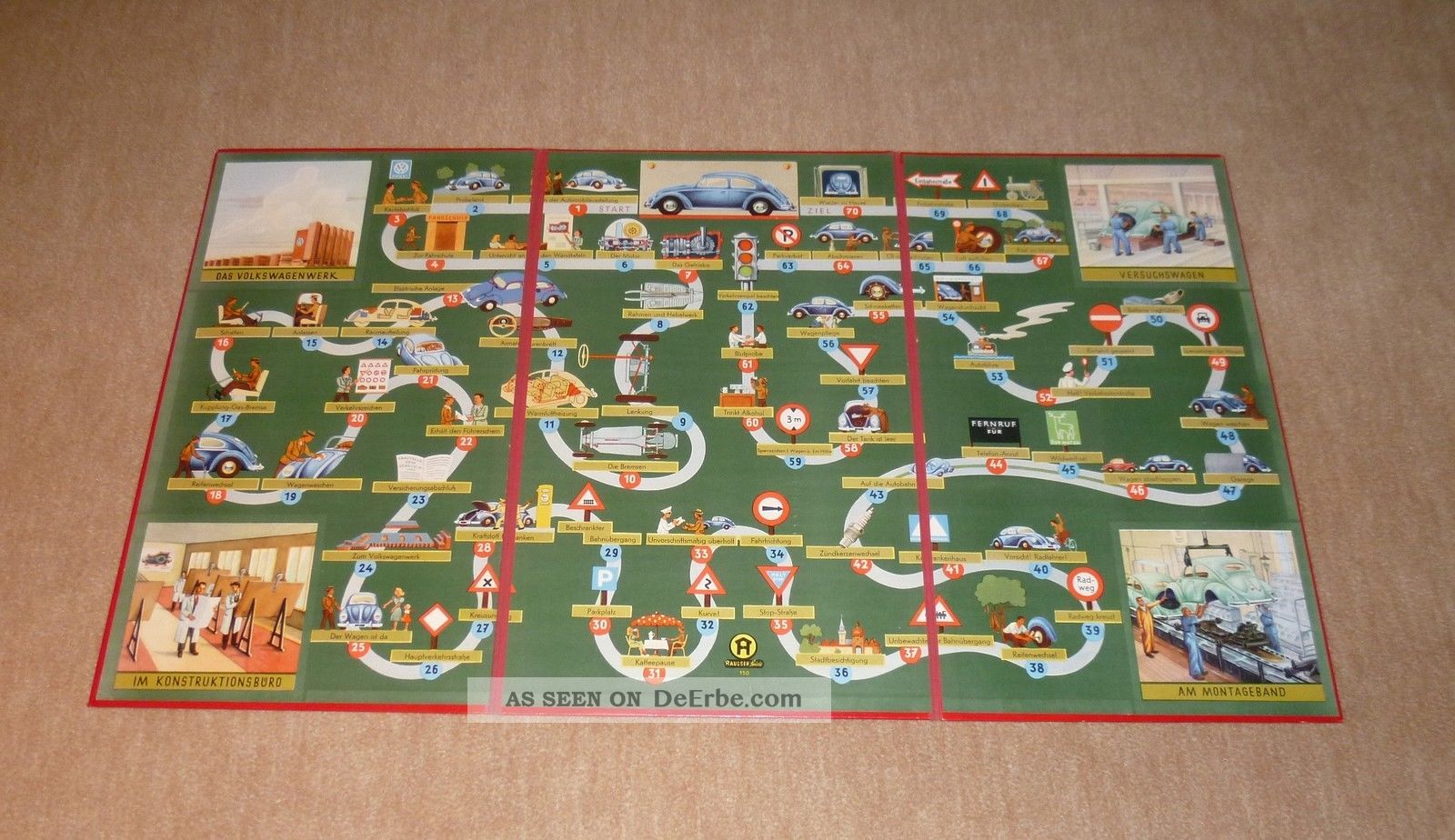 Es Weihnachtet Dein Volkswagen Brettspiel Von Hausser Aus Den 50er ...