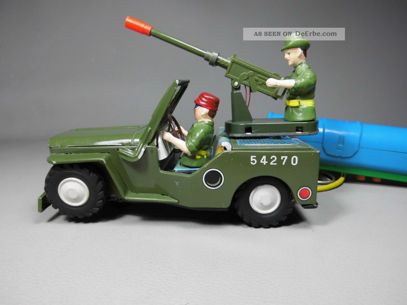Willys Mb Jeep M. Mg Blechspielzeug M. Figuren Asc Made In Japan ...