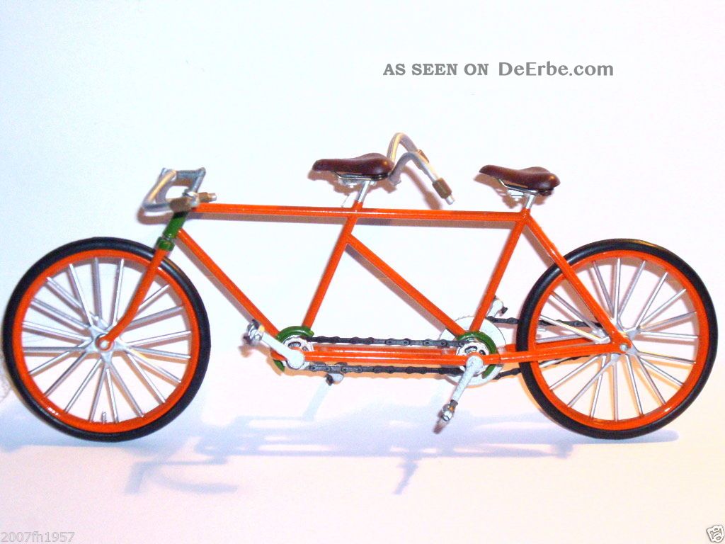 Miniatur Hochrad Einrad Fahrrad Tandem Hochzeit Rikscha Model Bike Deko ...