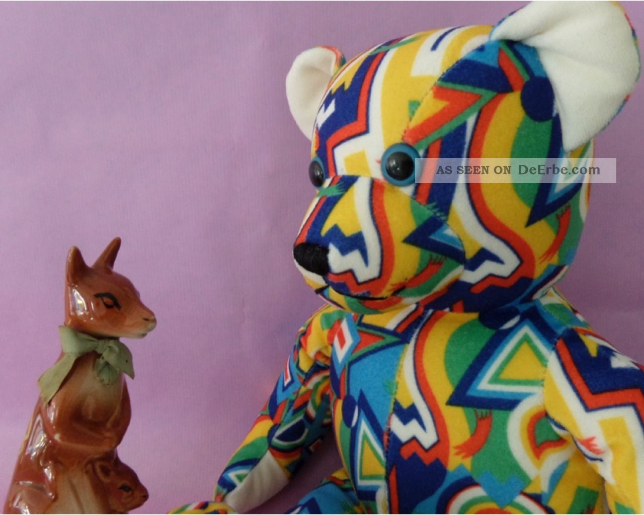 Teddy Bear Vom Alessi Designer A. Mendini Memphis Design Art Sammlerteddy