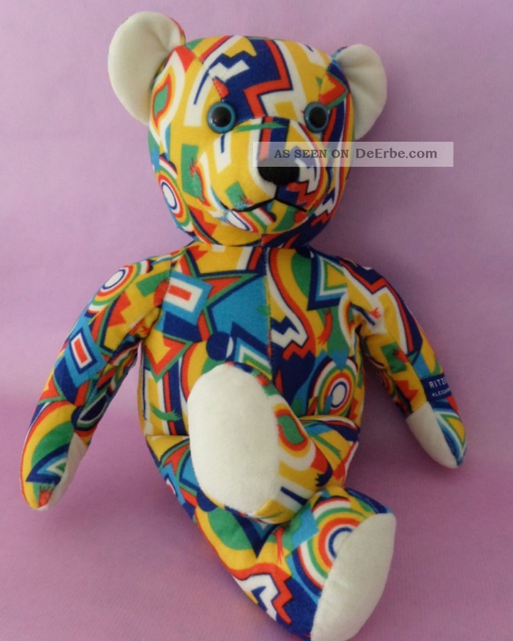 Teddy Bear Vom Alessi Designer A. Mendini Memphis Design Art Sammlerteddy