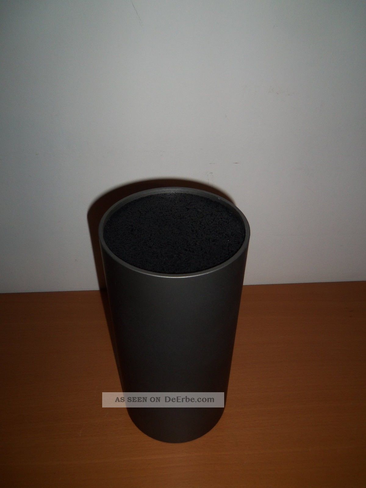 Edler Messerblock, Barracuda - Serie, Rund, Flexibler Borsteneinsatz, Ovp,