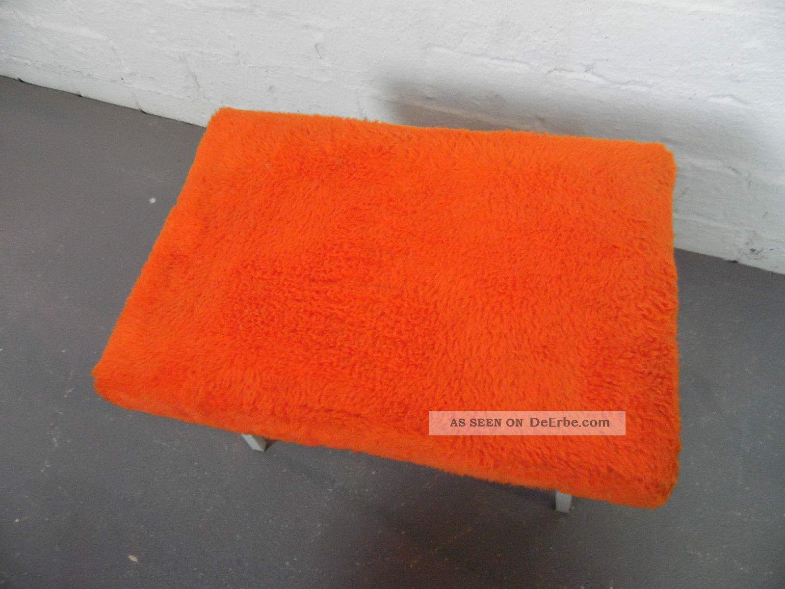 Meyer Hocker Tritt Trittleiter 60er 60`s 70er 70`s Orange Design Entwurf