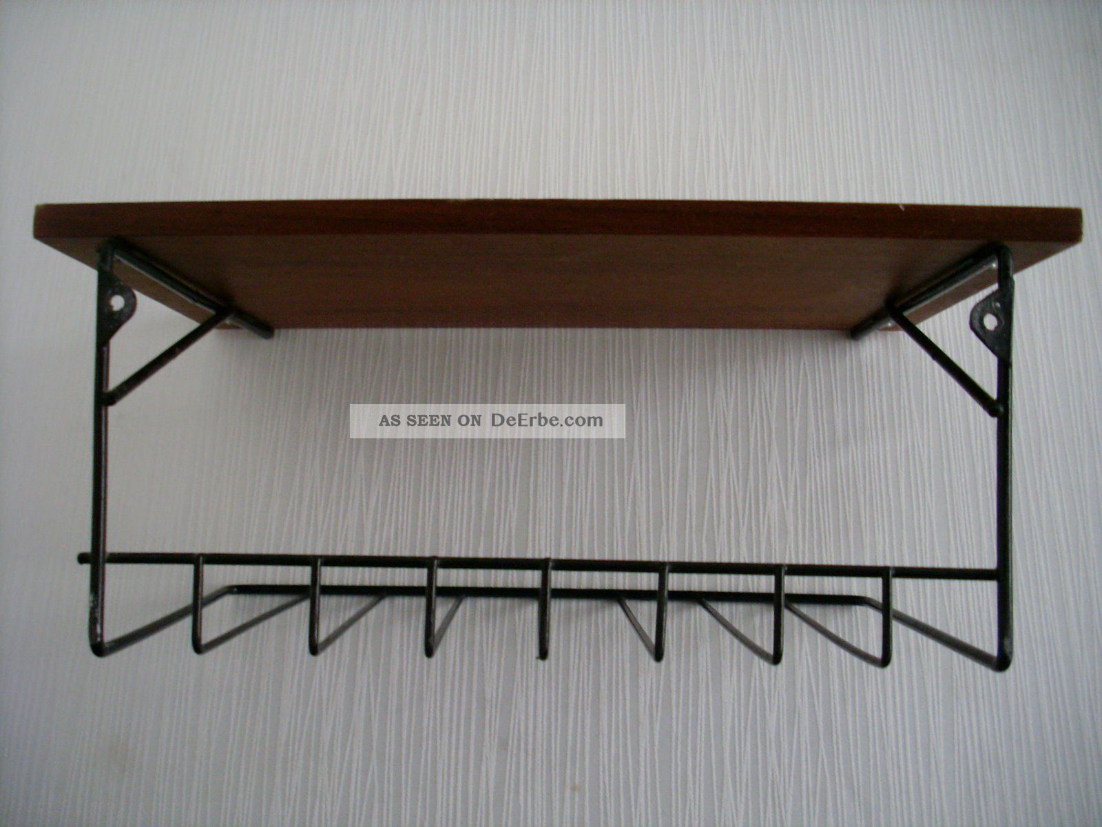 Telefonablage Wandregal 60er Jahre Teak String Ära Kult