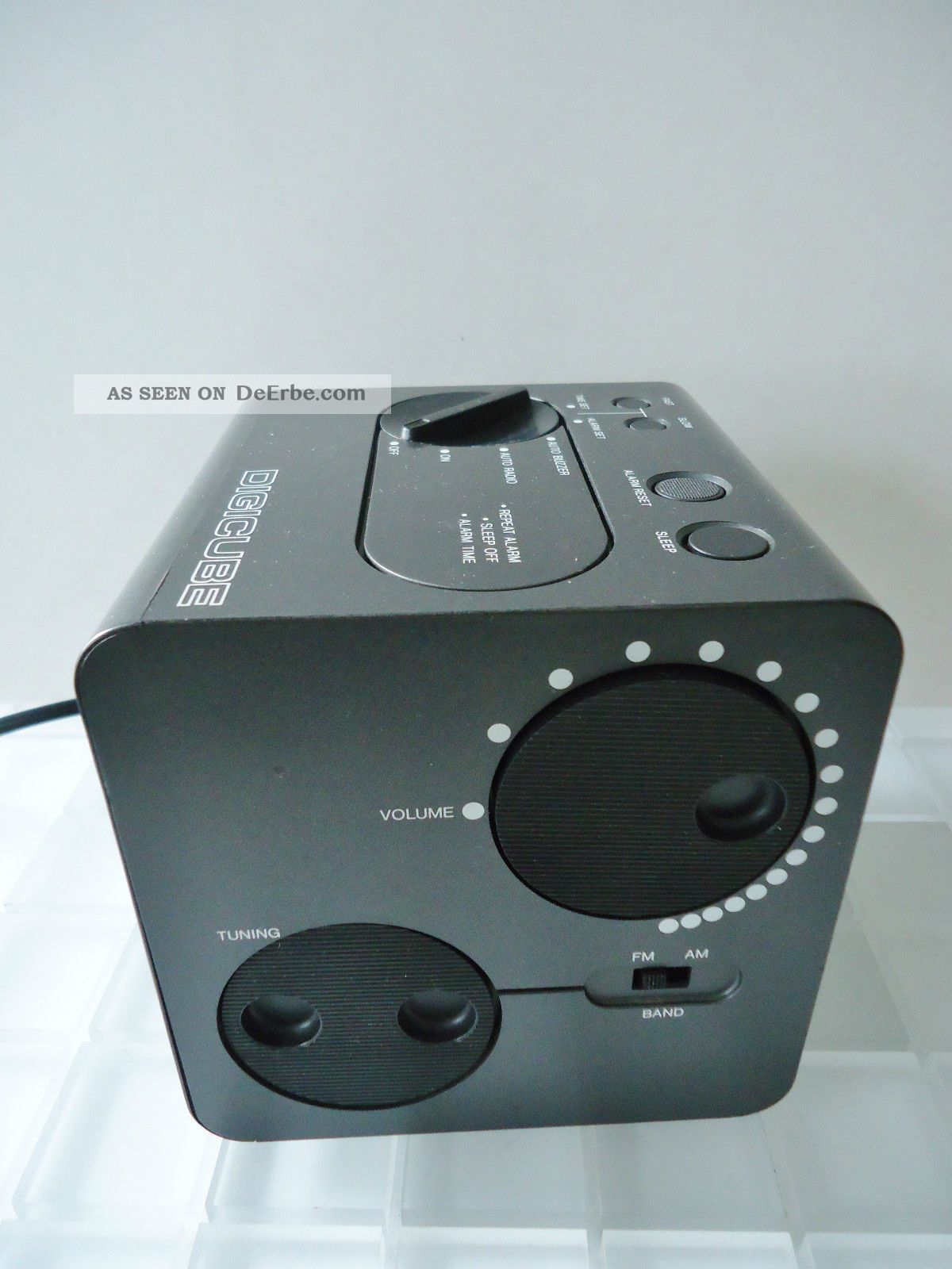 Sony Digicube Icf - C11w Led - Anzeige Radiowecker Am/fm