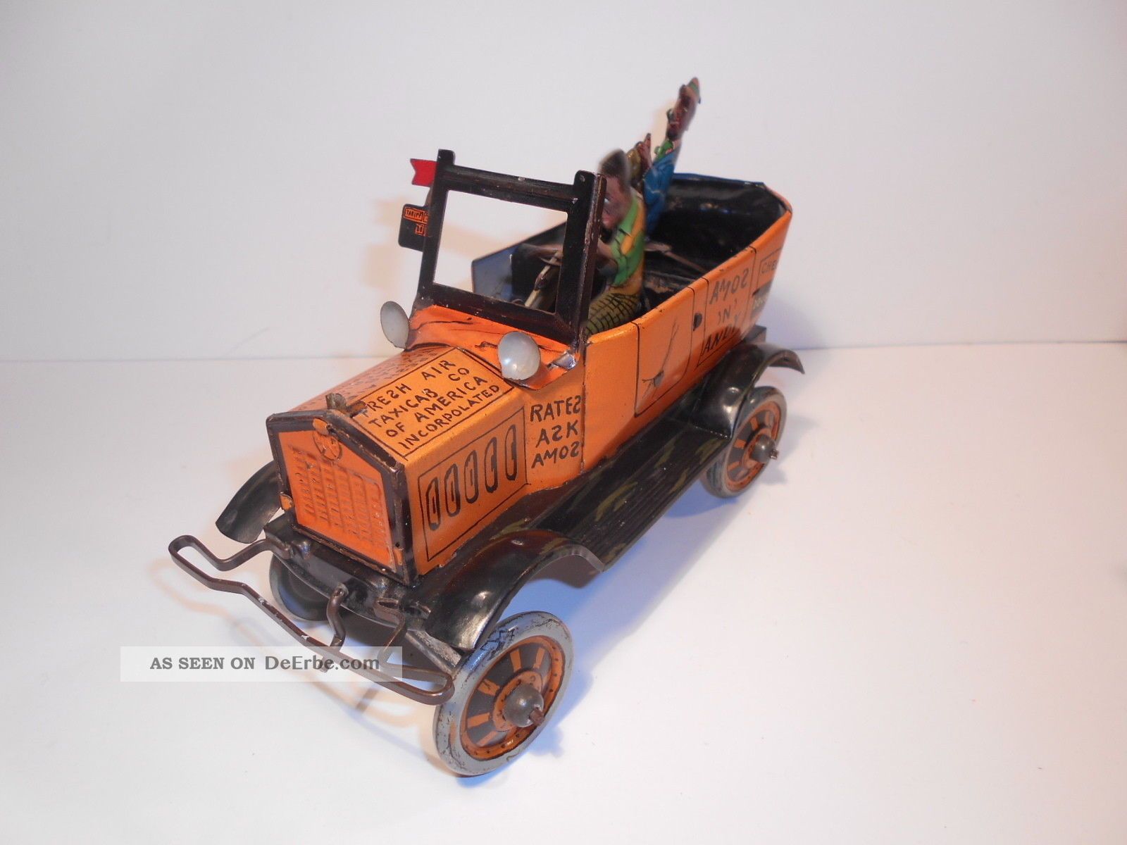 Blechspielzeug - Marx Toys 30er J. - Amos N`andy Fresh Air Taxi Cab ...