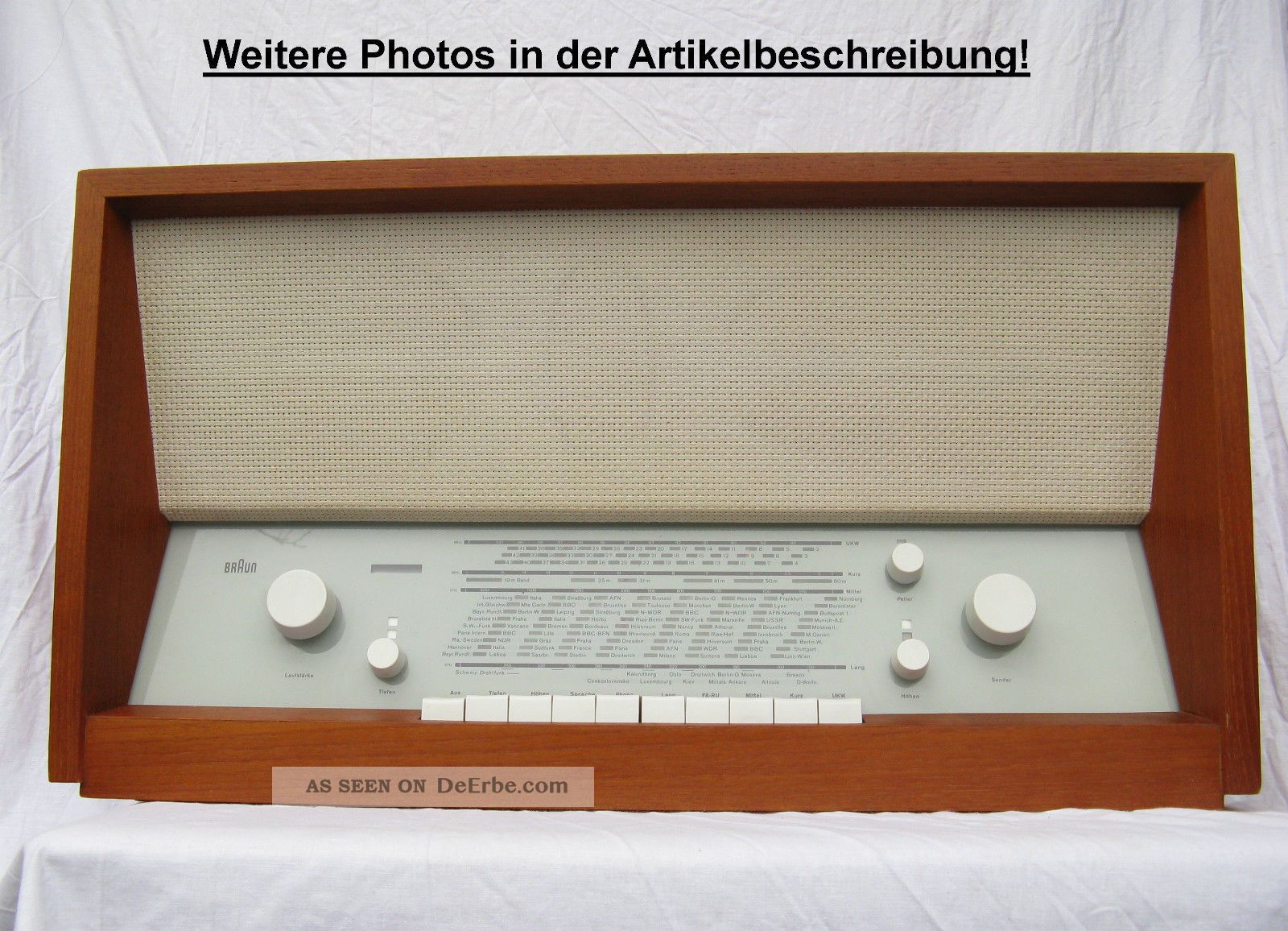 Braun - Radio - Röhrenradio Ts 3 - 81 Design Herbert Hirche / Dieter ...