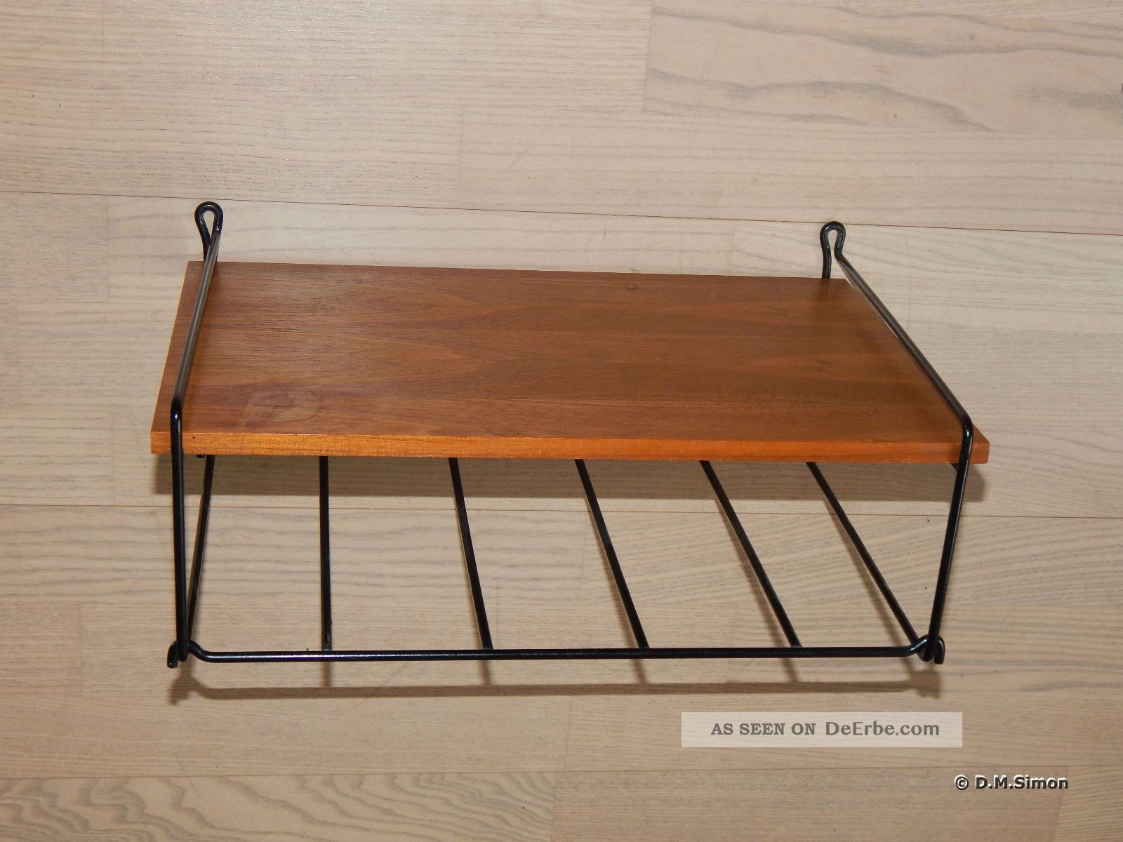 Telefonablage Wandregal Zeitungsablage Drahtgitter String Ära 50er ...