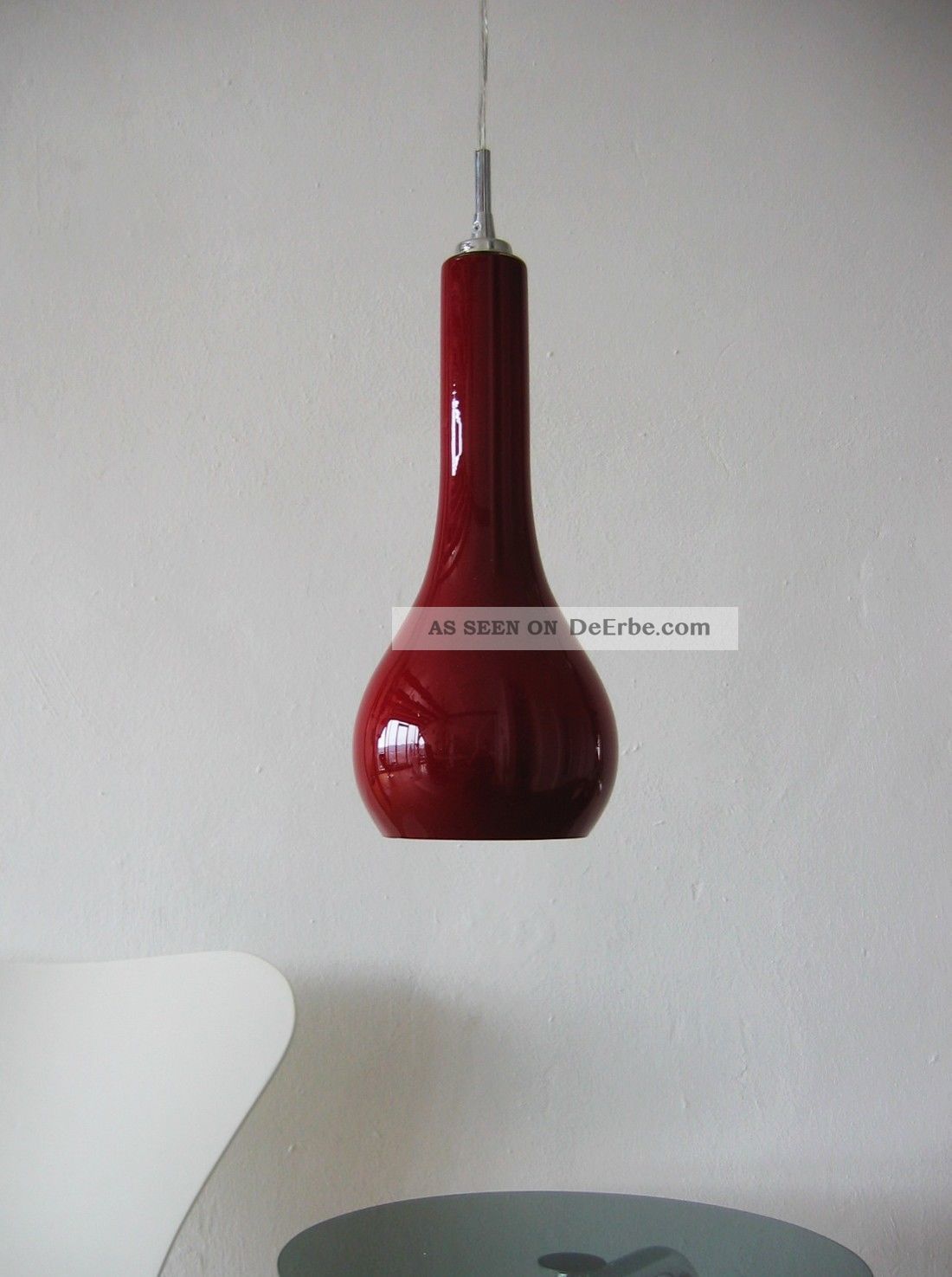 Große Drop Opalglas Pendelleuchte Designleuchte Lampe Peill & Putzler