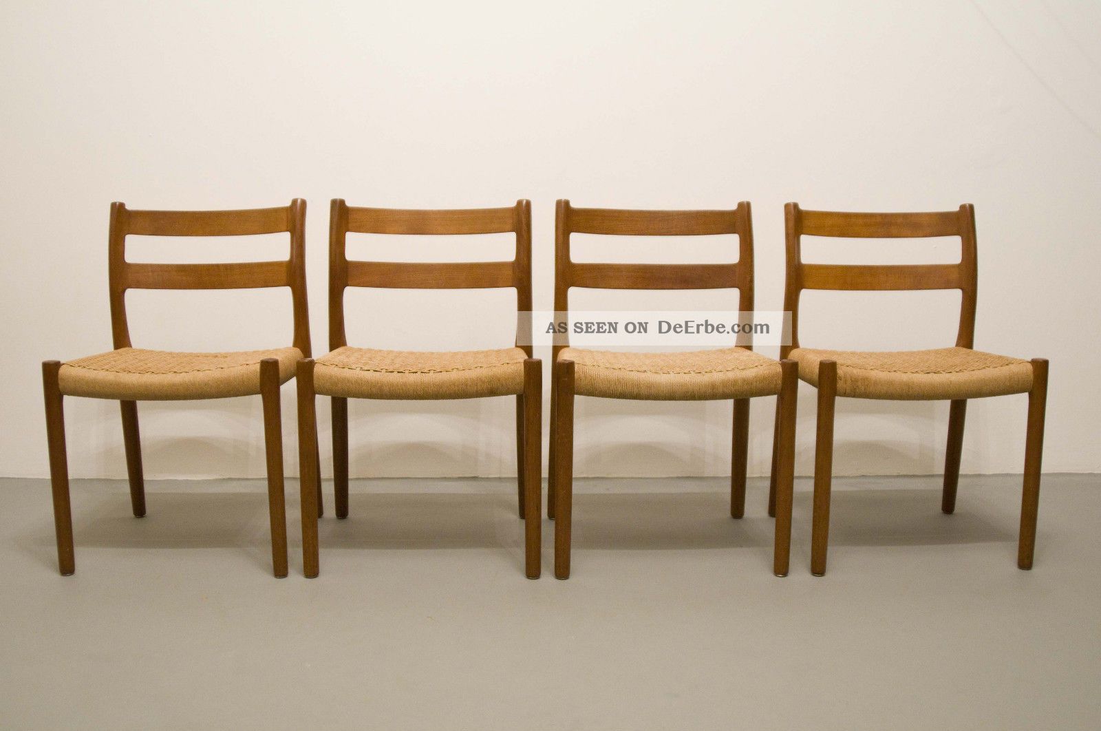 4 Stühle Made In Denmark Nils Möller Style