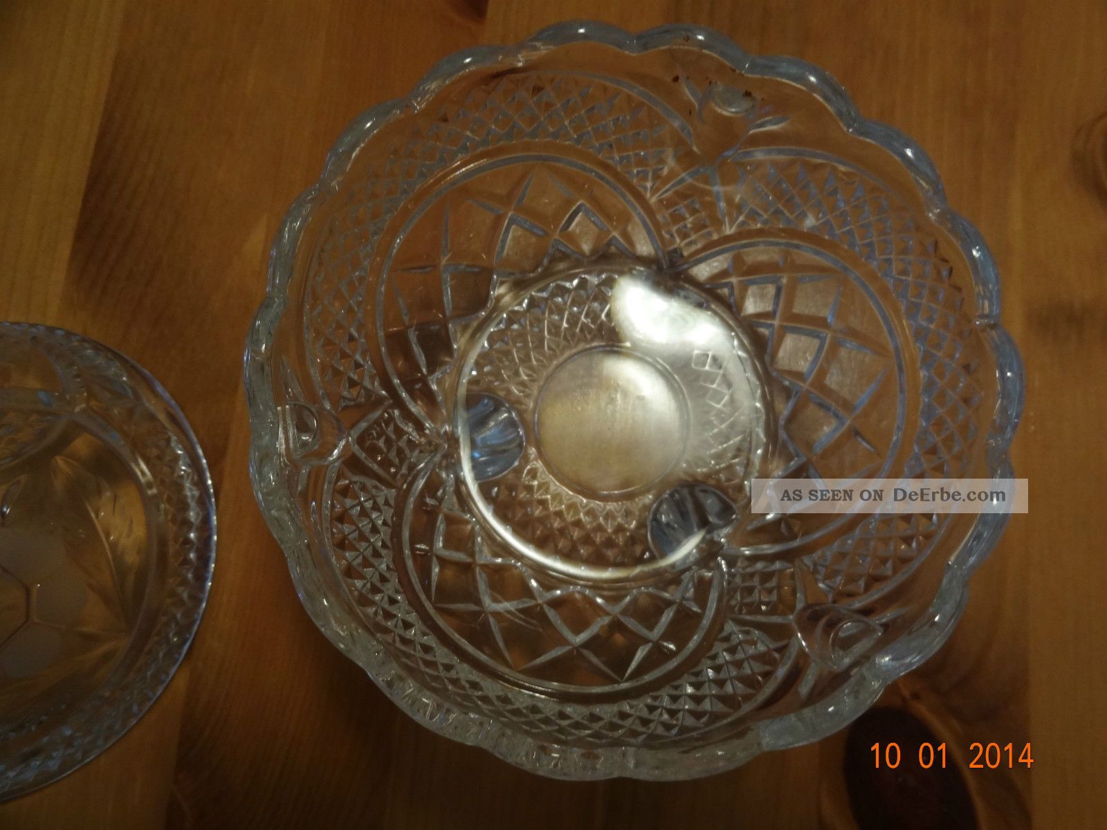 Bleikristall Deckel Dose Schüssel Vase Kristall Schale Kristall Art ...
