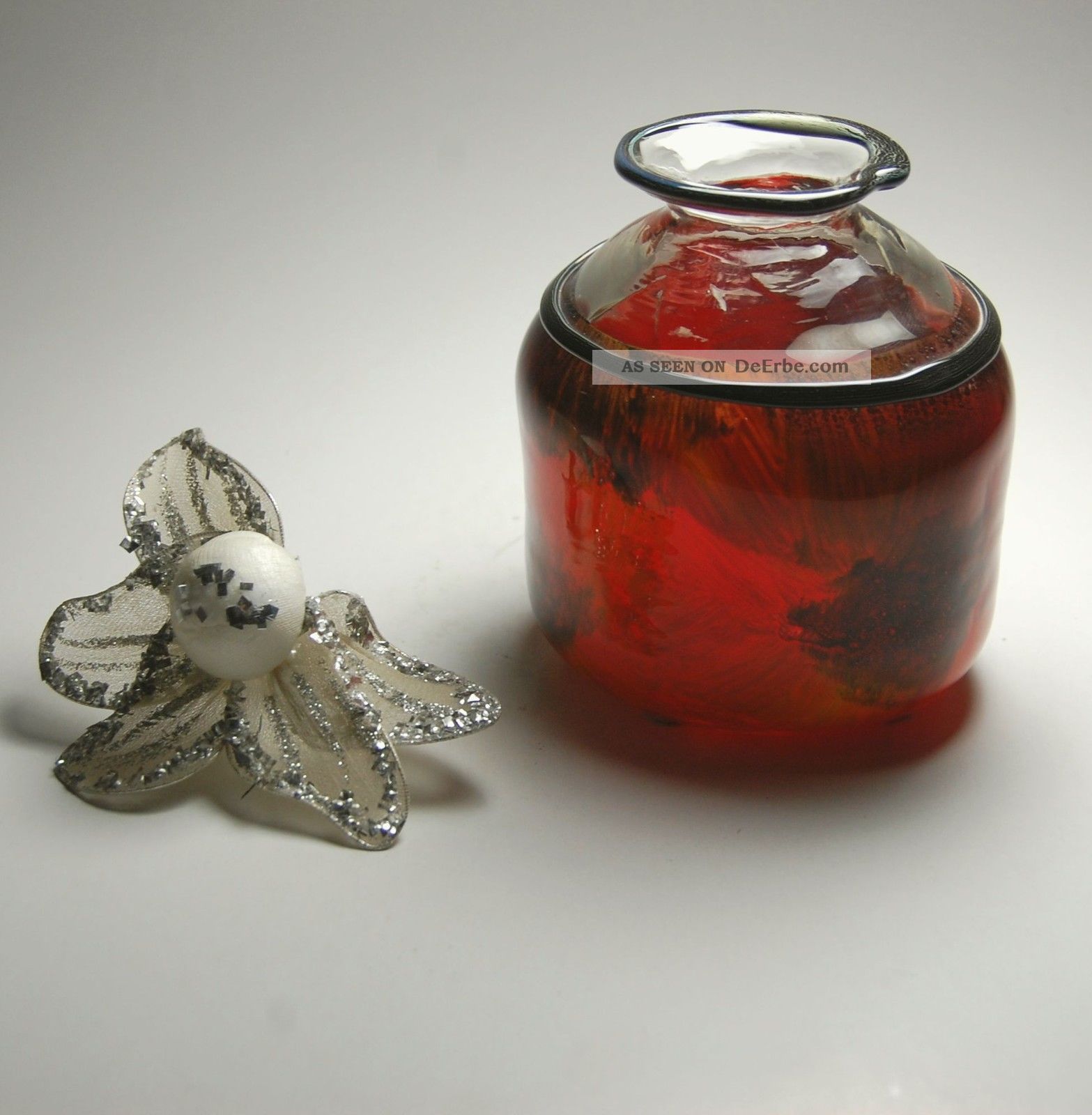 Erwin Eisch Studioglas Aquarellfarbene Vase Signiert Eisch 91