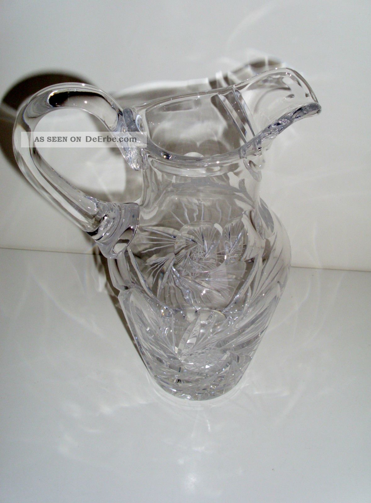 Bleikristall Krug Wunderschön Lead Crystal Shabby Chic