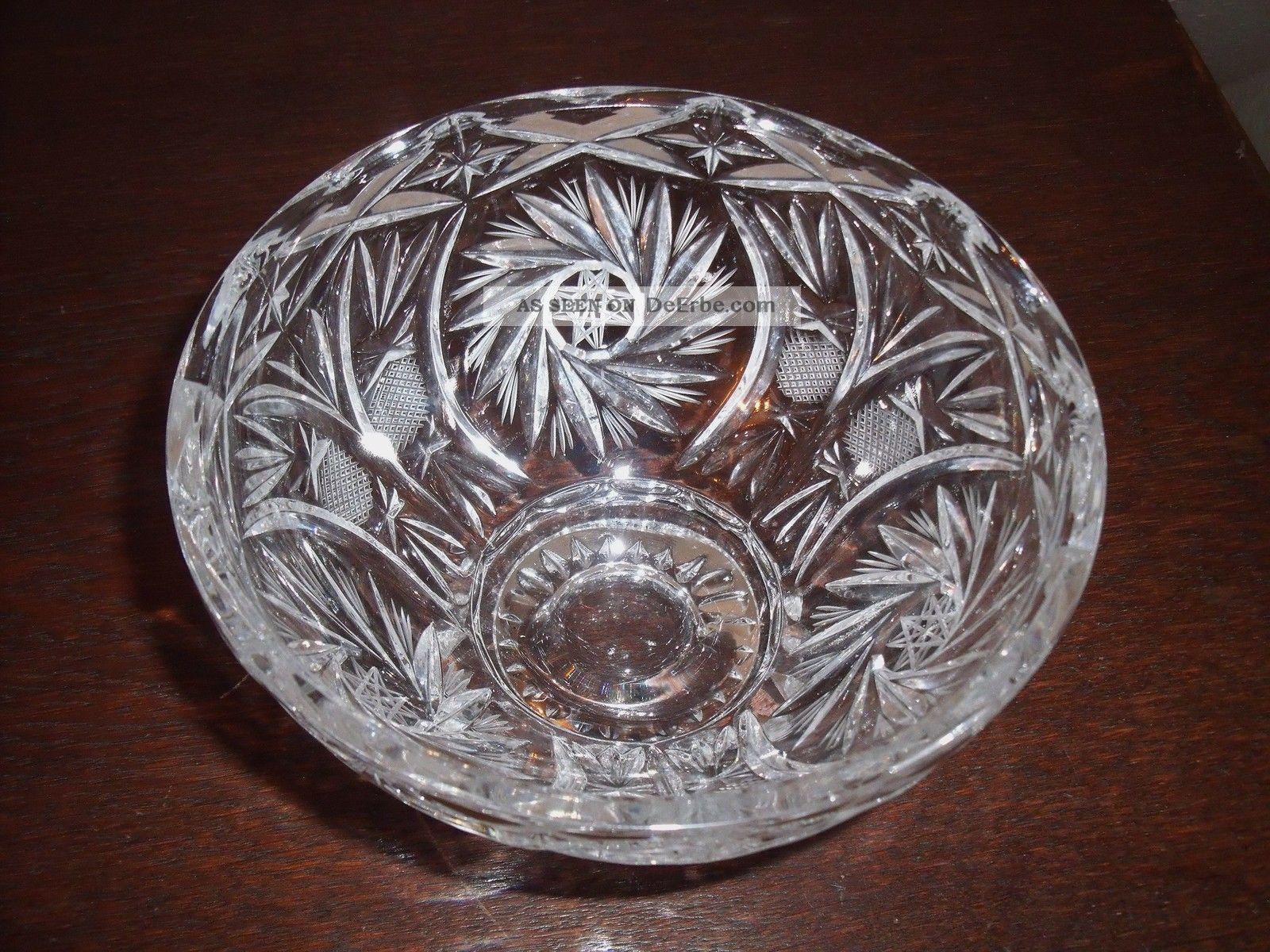 Aus Nachlass: Schöne Kristallschüssel Kristallschale Bleikristall ...
