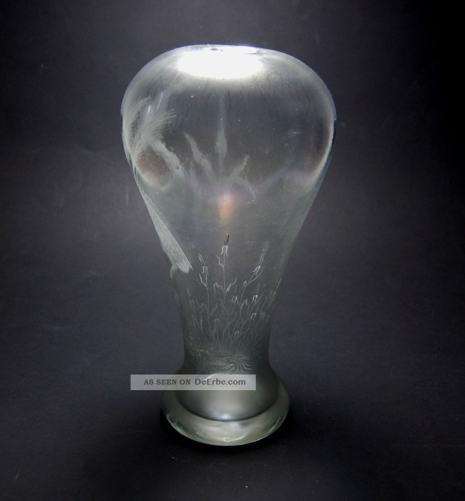 Erwin Eisch Studioglas Graviert Und Signiert Eisch 85 Unikat