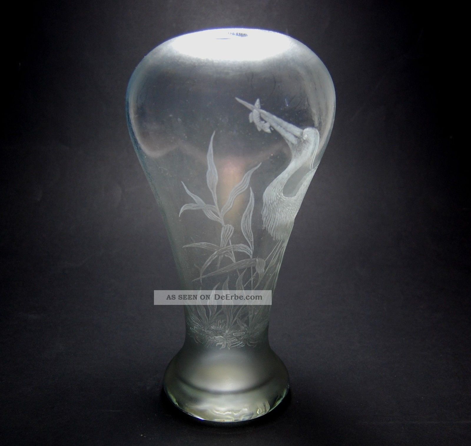 Erwin Eisch Studioglas Graviert Und Signiert Eisch 85 Unikat