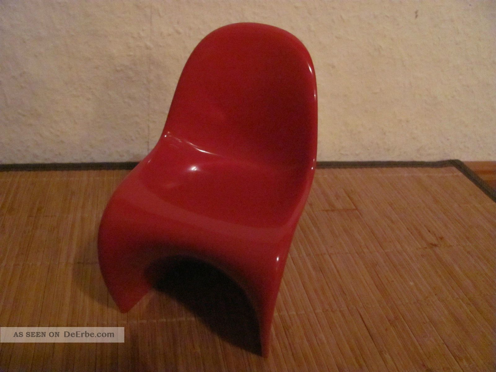 Miniatur - Modell Panton Chair - Vitra Design - Museum - Rot