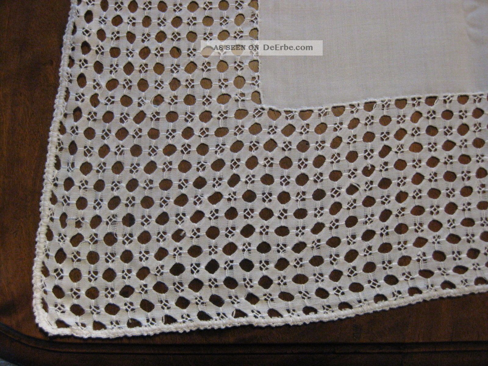 Wunderschönes Großes Tafeltuch, Tischdecke Handarbeit Bestickt