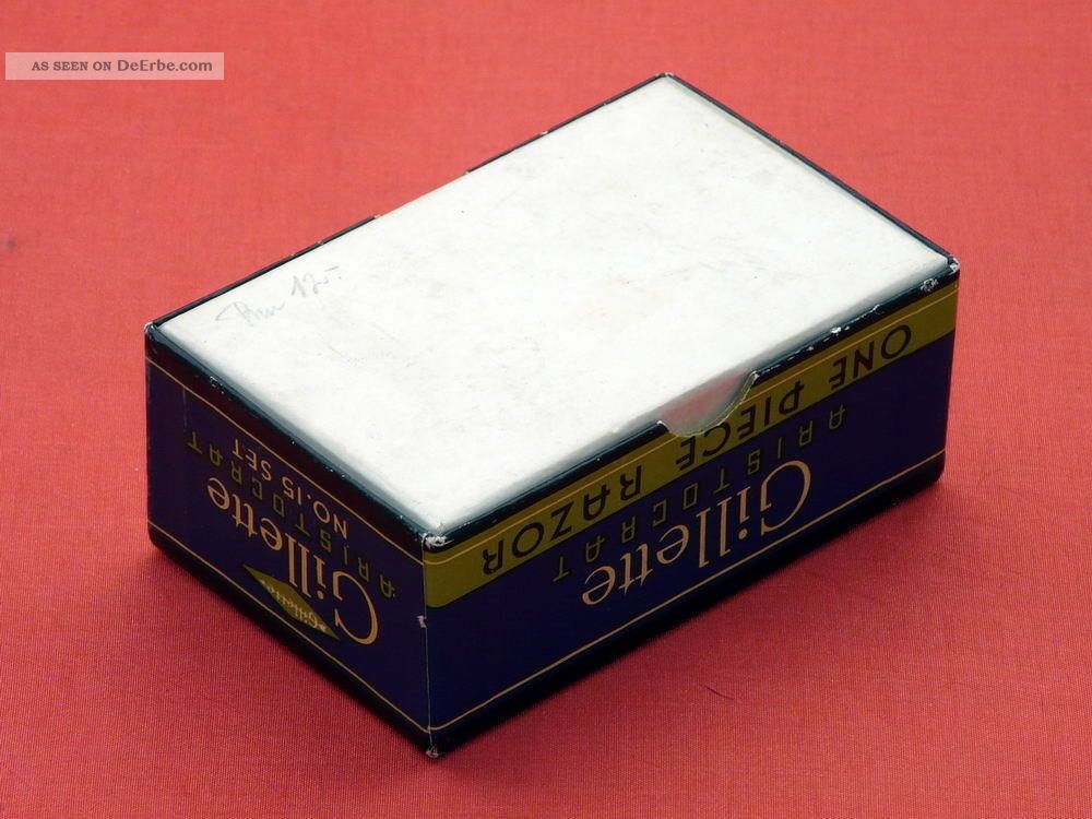 Karton Für Gillette British Aristocrat No 15 Von 1938 Empty Shipper Box